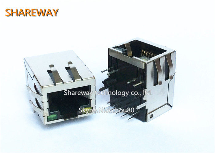 2250013-8 RJ45 Connector With Integrated Transformer For HUB,PC card ...