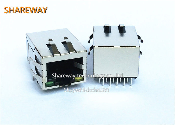 2250013-8 RJ45 Connector With Integrated Transformer For HUB,PC card ...