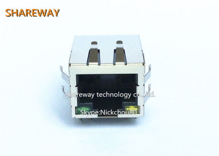 2250013-4 RJ45 Connector With Integrated Transformer For HUB,PC card ...