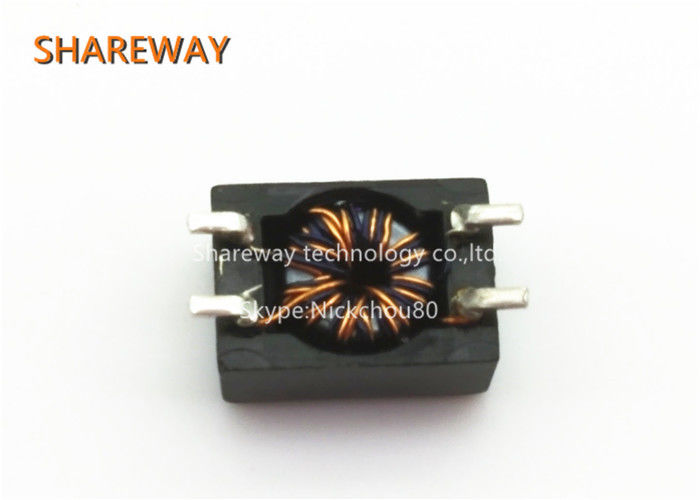 250Vac 60Hz Toroidal Common Mode Choke 4 Pin SMD Data Line Choke