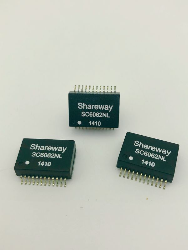 Gigabit 24-Pin Single Port Isolation Module TG111-E12NYNLF PoE 30W ...