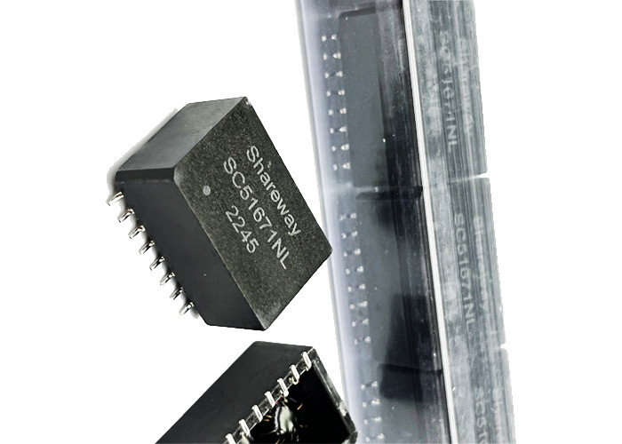 SMD BMS Signal Transformer Two Channels With Choke SM91509AL