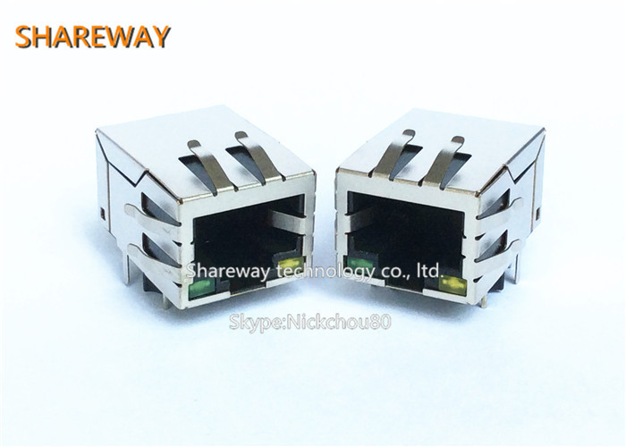2250013-4 RJ45 Connector With Integrated Transformer For HUB,PC card ...