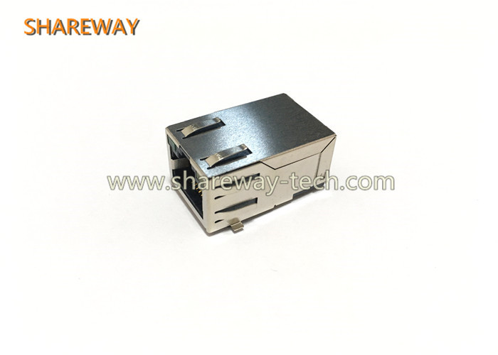 J0G-0007NL Single Port RJ45 Through Hole PCB Jack 10/100 Base-T AutoMDIX