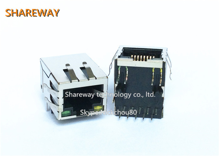 Integrated PSE Magnetic RJ45 Jack Female Connector Jack 74981104400