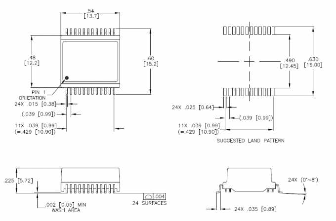 H7029NL SMT / SMD LAN Filter Module magnetic Transformer For Pulse