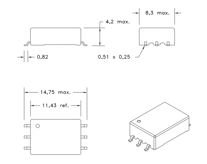 750316855 Low profile Push-Pull Transformers for Industrial automation