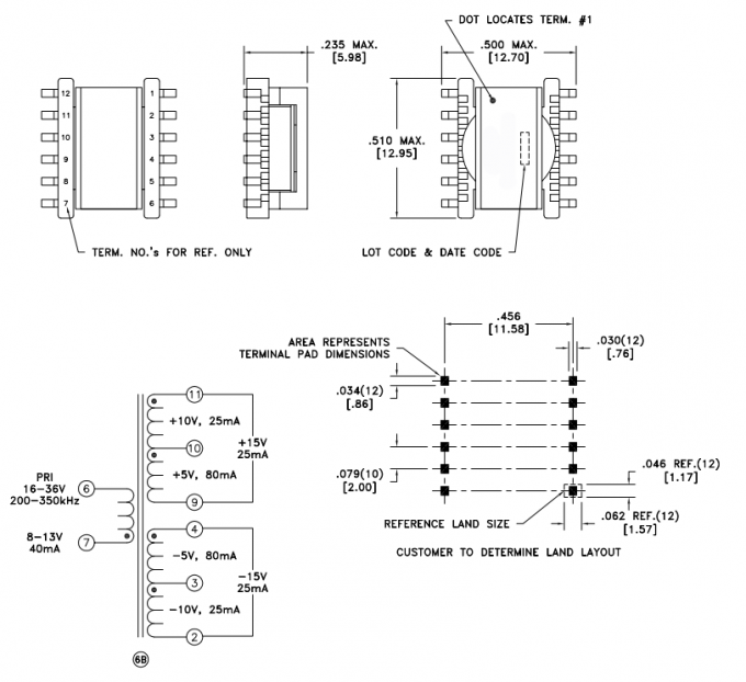 750314461 Flyback Transformer For Industrial Programmable Logic ... 750314461 Flyback Transformer For Industrial Programmable Logic ...