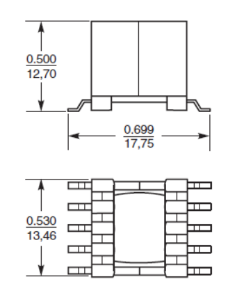 PA6381-ALD 10W SMPS Flyback Transformers For LT3999 Push-Pull DC/DC Driver